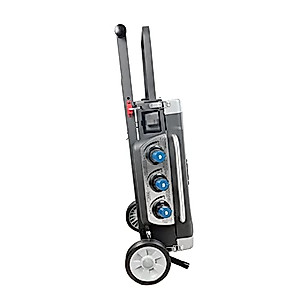 Razor 3-Burner Griddle Grill with Portable Cart, Fixed Side Shelf and Lid, 400-Sq Inch Cooking Surface