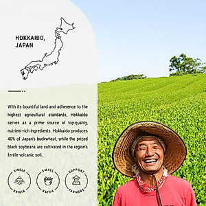 Senbird Organic Sobacha - Japanese Soba Buckwheat Tea - From Hokkaido, Japan - Loose Leaf Tea in Airtight Tea Tin (3.5oz/100g)