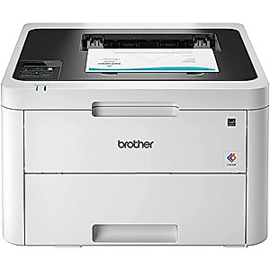 Brother Premium L-3230CDW Compact Digital Color Laser Printer I Wireless I Mobile Printing I Ethernet & USB Connectivity I Auto 2-Sided Printing I Up to 25 ppm I 250 Sheets Input + Printer Cable