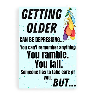 Pesky Patriot Funny Joe Biden Birthday Card for Getting Older | Old Humor Let's Go Brandon Gag Gift Birthday Card with Envelope