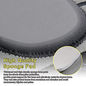 HUEGLO Protective Knee Pads for Dancers,Volleyball Knee Pad for Girls,Soft Sponge Knee Pads for Avoid Floor Burns & Bruising,1Pair,Medium