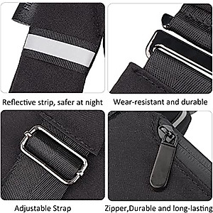 JIAFAGXU Unisex Personal Flex Bag, Fashion Anti-Thief Slim Sling Bag,Waterproof Multipurpose Crossbody Backpack for Outdoor (Black,Right Hand)