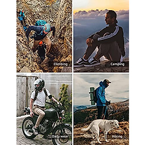 SPECIALMAGIC Golf Pants Men Stretch Slim fit Hiking Pants Lightweight Dress Casual Tapered Zipper Pockets 34 Grey