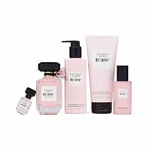 Victoria's Secret Tease Ultimate Fragrance 5 Piece Gift Set: 3.4oz Eau de Parfum, Mini Eau de Parfum, Candle, Lotion & Wash