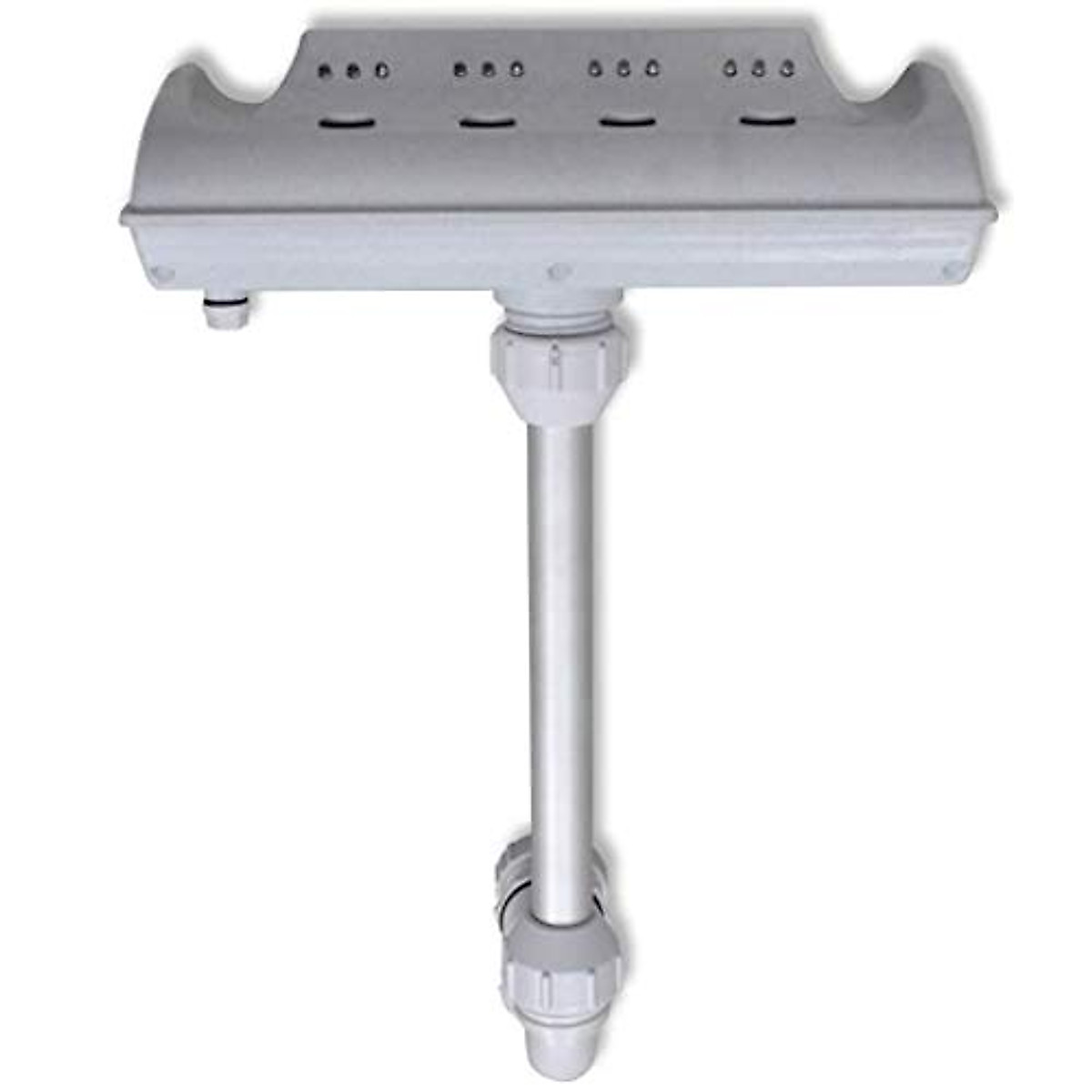 FAMIROSA Waterfall Pool Fountain with LED Lights Color Cascade Swimming Pool Fountain Garden Outdoor Above and In-ground Pool Fountain