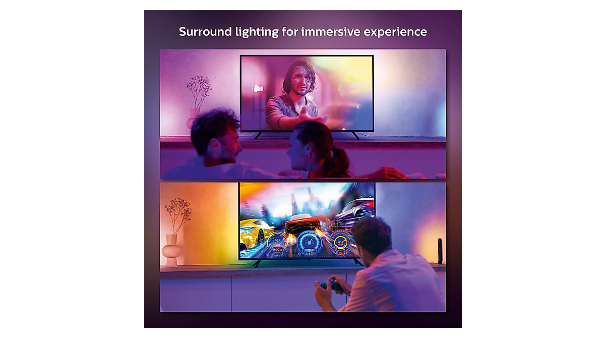 Philips Hue Play Gradient 65" TV LED Backlight | Immersive Lightstrip