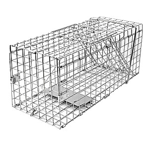 EPESTOEC 17.3" Heavy Duty Squirrel Trap, Folding Live Small Animal Cage Trap, Humane Traps, Catch and Release.