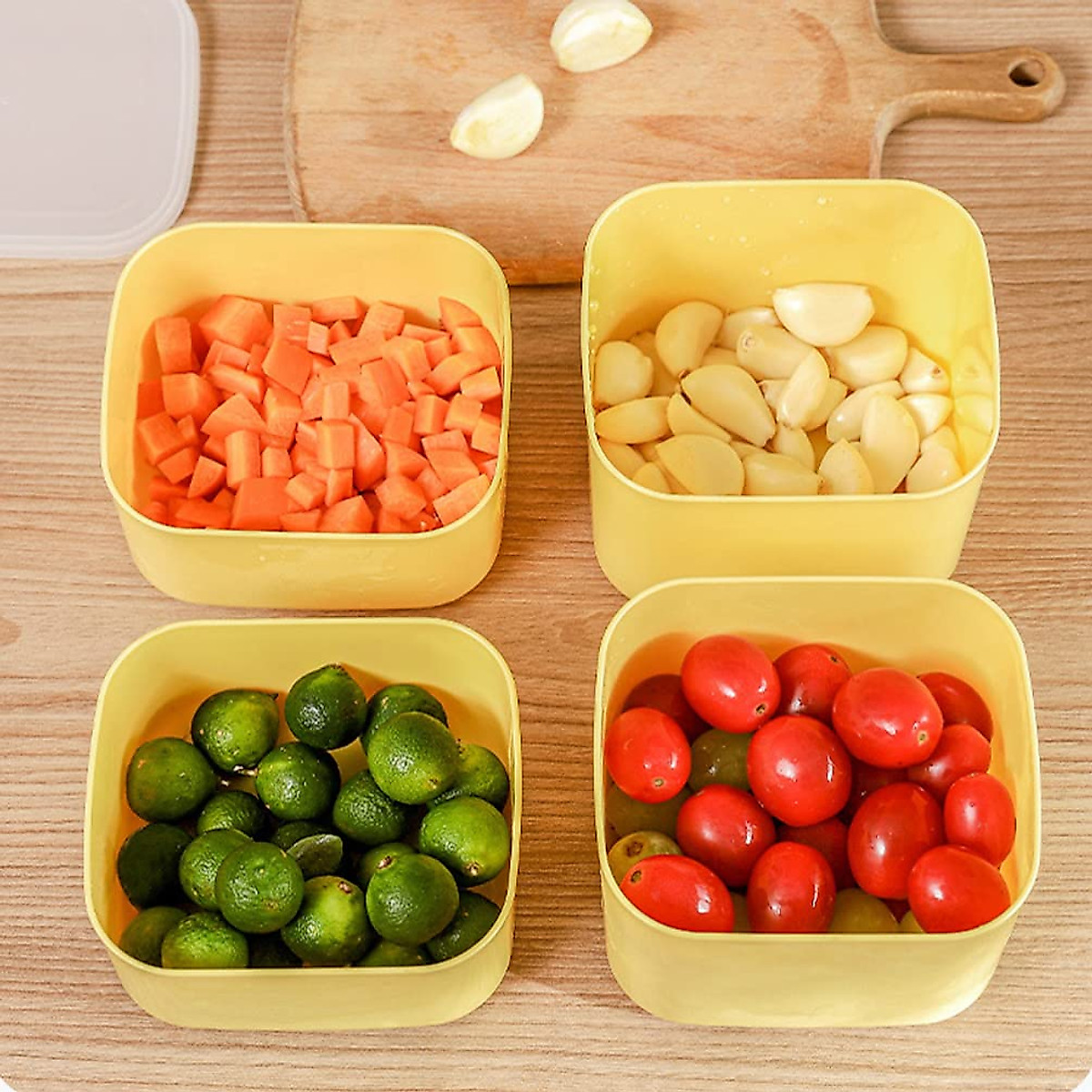 Luxshiny 2pcs Cheese Slice Holder Cheese Keeper Box Reusable Butter Box Plastic Cheese Storage Containers Airtight Fresh Keep Cheese Case with Lids for Home Kitchen Fridge