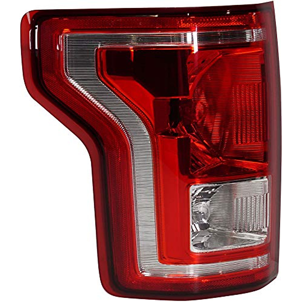 Evan Fischer Driver Side Tail Light Assembly Compatible with 2015 2016 2017 Ford F-150 With Bulb CAPA