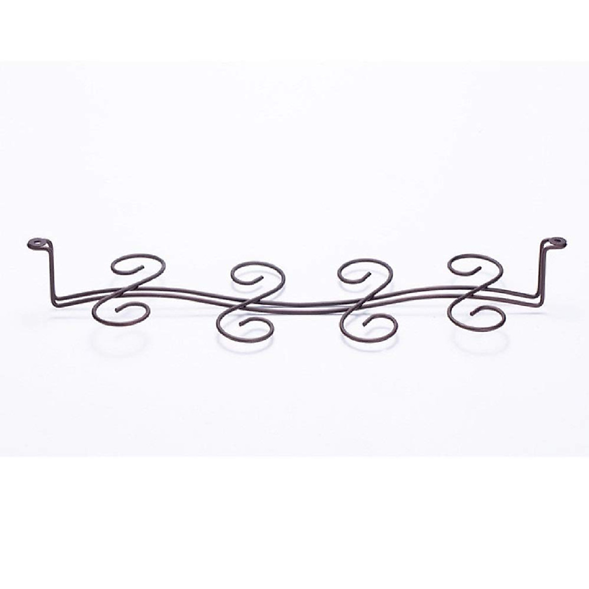 DBYAN Under Cabinet Wine Glass Rack Stemware Holder,Holds up to 8 Glasses Vintage Style Stainless Steel Wall-Mounted Hanging Wine Glass Hanger For Bar Home Cafe,Oil Rubbed Bronze