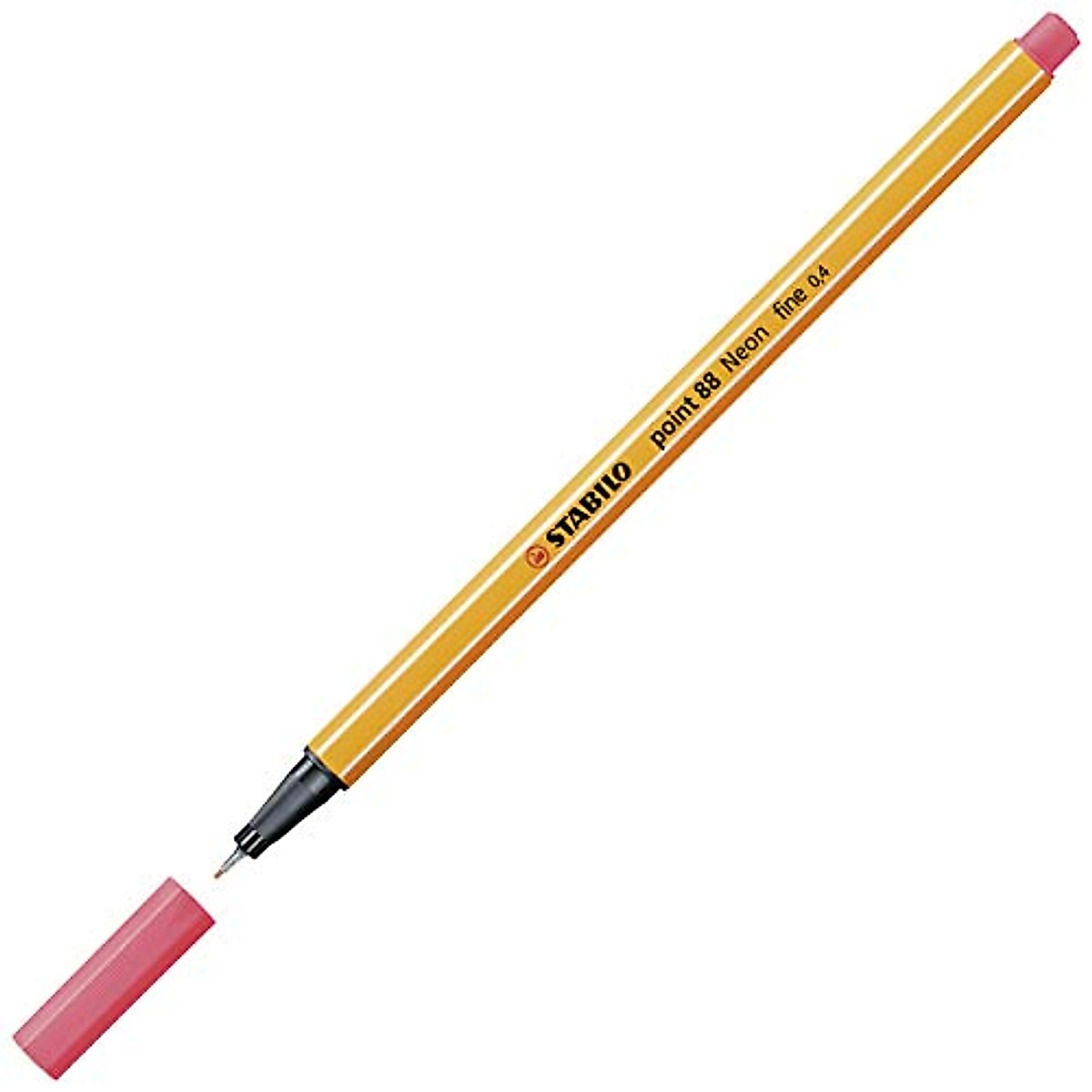 STABILO Point 88 Pen, Neon Red