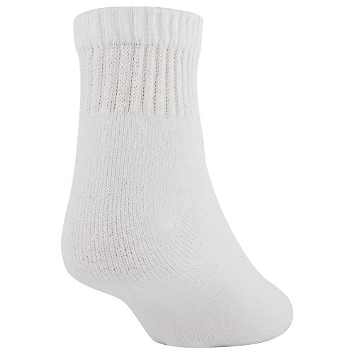 Gold Toe Men's Cotton Quarter Athletic Sock ((12 pair) 10-13, White)