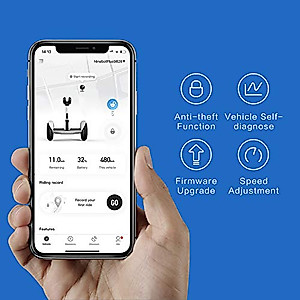Segway Ninebot S-Plus Smart Self-Balancing Electric Scooter, White Large & Ninebot S Kids, Smart Self-Balancing Electric Scooter, 800 Watts