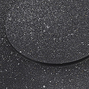 Kuuleyn Korean BBQ Grill Pan Round BBQ Griddle Nonstick Circular Frying Pan Aluminum Griddle Pan for Outdoor Camping Grilling(33cm)