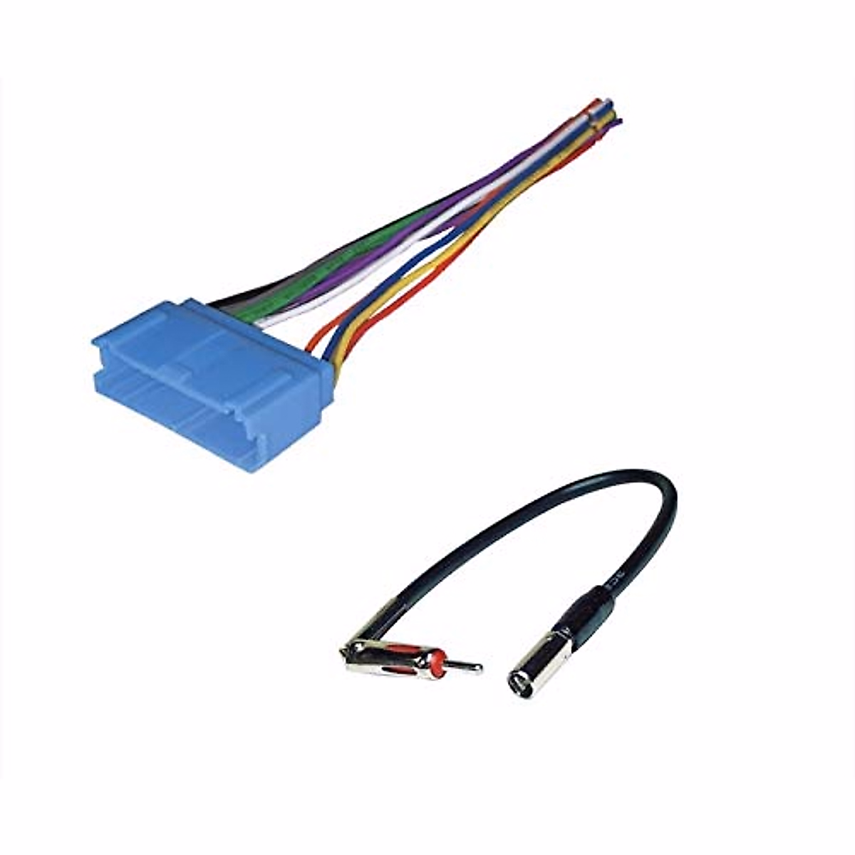 ASC Audio Car Stereo Radio Wire Harness and Antenna Adapter for 1994-2004 Buick Cadillac Oldsmobile - No Factory Bose/Amp