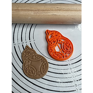Premium Star Wars Exclusive BB-8 BB8 Cookie Cutter Mold 4.5-Inch-Scale Produced by 3D Kitchen Art