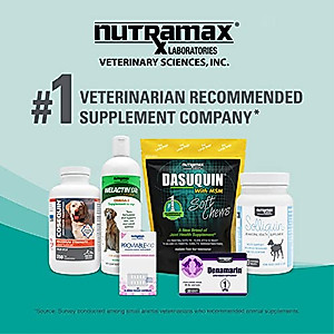 Nutramax Dasuquin Joint Health Supplement for Large Dogs - With Glucosamine, Chondroitin, ASU, Boswellia Serrata Extract, and Green Tea Extract, 84 Chewable Tablets