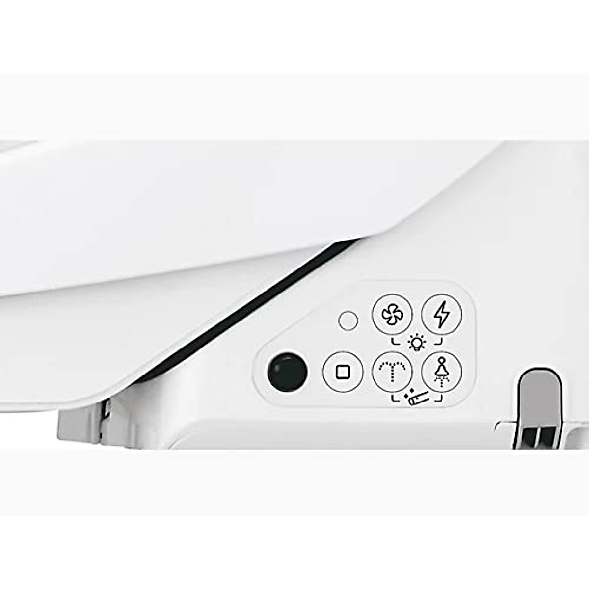 KOHLER BH90-N0 Novita Elongated Electric Bidet Toliet Seat, Heated Bidet Seat for Existing Toilets, Bidet Warm Water with Dryer, White