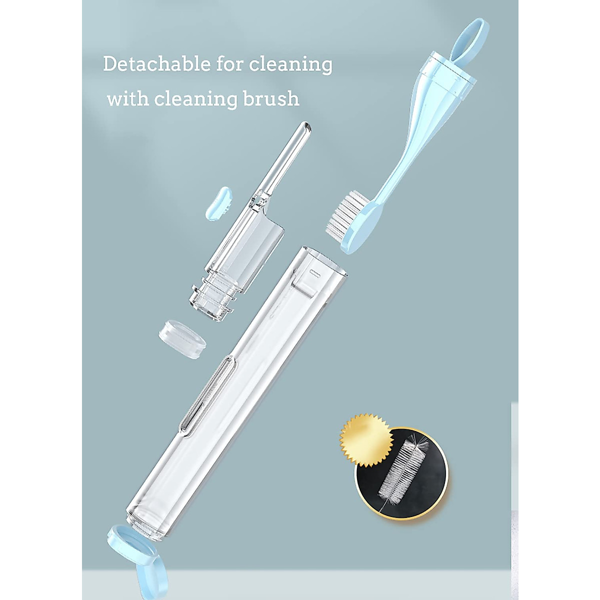 HAYAN Travel Toothbrush Kit, 3 in 1 Portable Lightweight Toothbrush Set | Individually Wrapped | Reusable | Soft Toothbrush