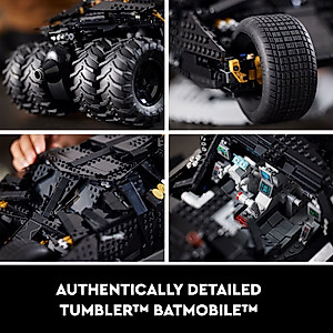 LEGO DC Batman Batmobile Tumbler 76240 Iconic Car Model from The Dark Knight Trilogy, Building Set for Adults, Collectible Display Gift Idea