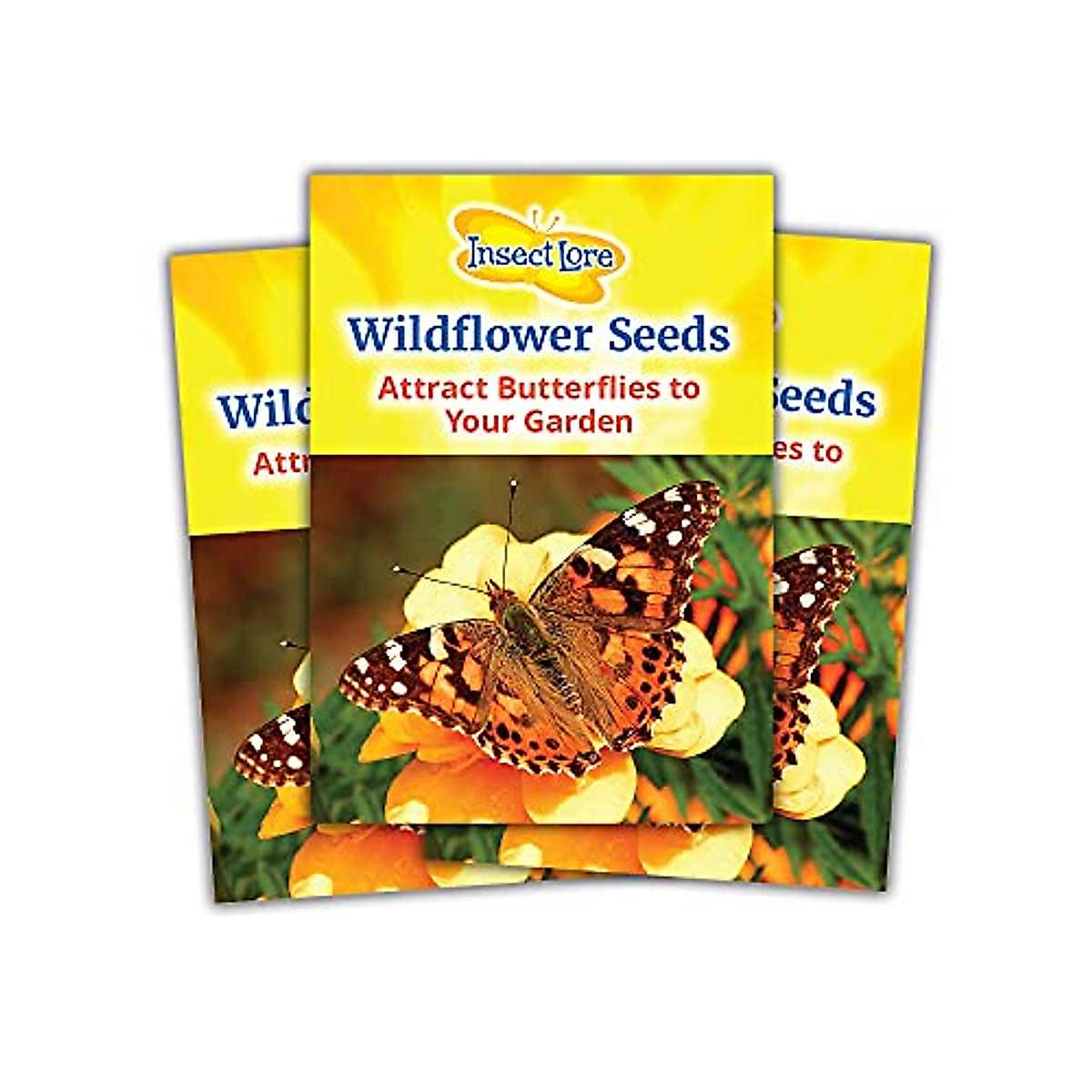 Insect Lore Deluxe Butterfly Feeder with Wildflower Seeds