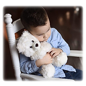 Cuddly Children's Sympathy Gift for Grieving Child, Stuffed Animal Angel Bear Plush with Gift Bag and Card for Memorial Funeral Present, Comfort Children for Loss of Loved One