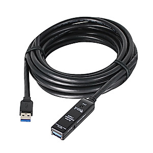 SIIG USB 3.0 Active Repeater Cable 20-Meters (JU-CB0811-S1) Black