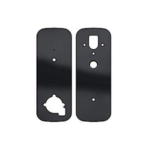 Lockly PGA006MB Deadbolt Cover Plate Accessory for Lockly Latch Smart Locks, Rust-Proof Stainless Steel for Door Lock Hole Filler Plate (Matte Black)