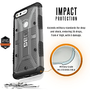 URBAN ARMOR GEAR [UAG Google Pixel [5-inch Screen] Plasma Feather-Light Rugged [Ash] Military Drop Tested Phone Case