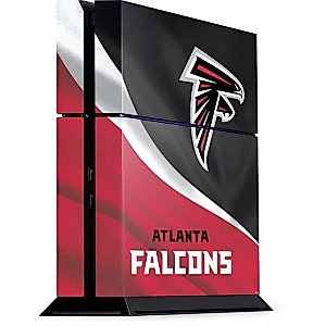 Skinit Decal Gaming Skin Compatible with PS4 Console - Officially Licensed NFL Atlanta Falcons Design