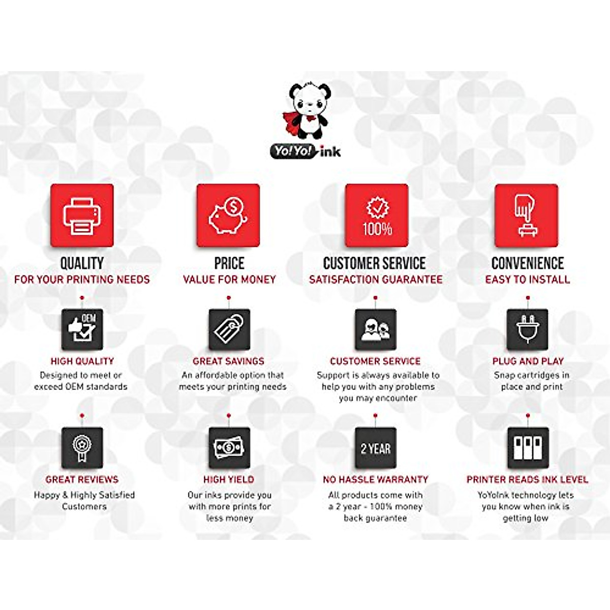 YoYoInk Remanufactured HP 62XL Ink Cartridge Combo Pack Replacement for HP 62 Black Color Ink Cartridges (1 Black, 1 Color; 2 Pack) To Use With HP Envy 5660 5540 7640 7645 5643 Officejet 5745 5740 200