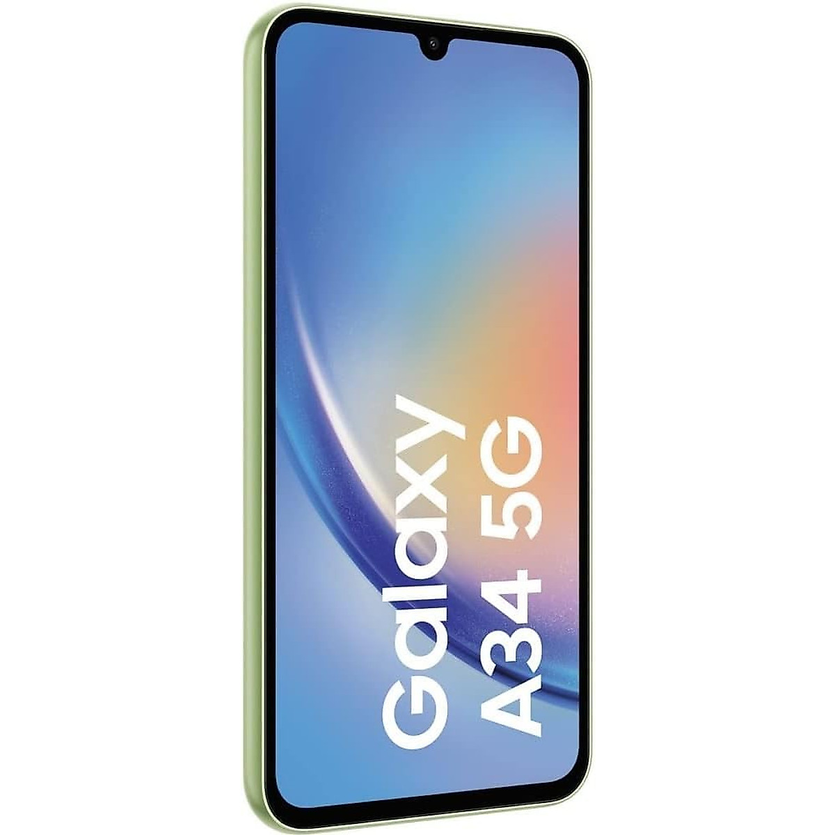 SAMSUNG Galaxy A34 5G + 4G LTE (128GB + 6GB) Unlocked Latin America 1 Year Warranty (T-Mobile/Mint/Tello USA Market) 6.6" 120Hz 48MP Triple + (25W Wall Dual Charger) (Awesome Lime (SM-A346M))