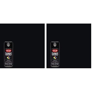 Krylon K02702007 Fusion All-In-One Spray Paint for Indoor/Outdoor Use, Gloss Black, 12 Ounce (Pack of 2)