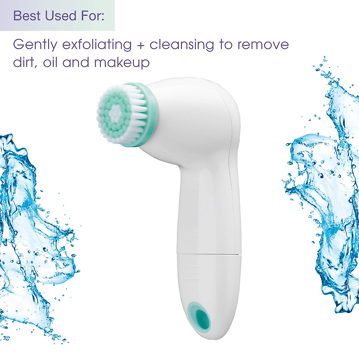 True Glow by Conair Battery Operated Facial Cleansing Brush