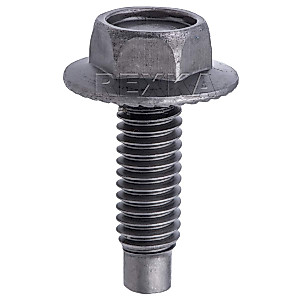 Rexka 10pcs 5/16"-18 X 1" Hex Washer Head Spin Lock Body Bolts