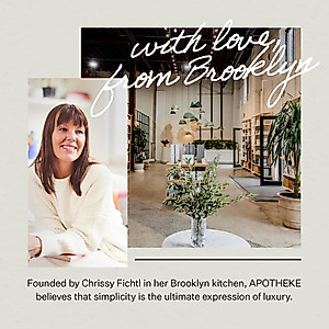 Apotheke 3-Wick Scented Candles for Home, Firewood Ceramic - 26 oz Long-Lasting Premium Luxury Soy Wax Jar Candle, 120-140 Hours Burn Time - Notes of Cardamom, Nutmeg, Citron, Bergamot