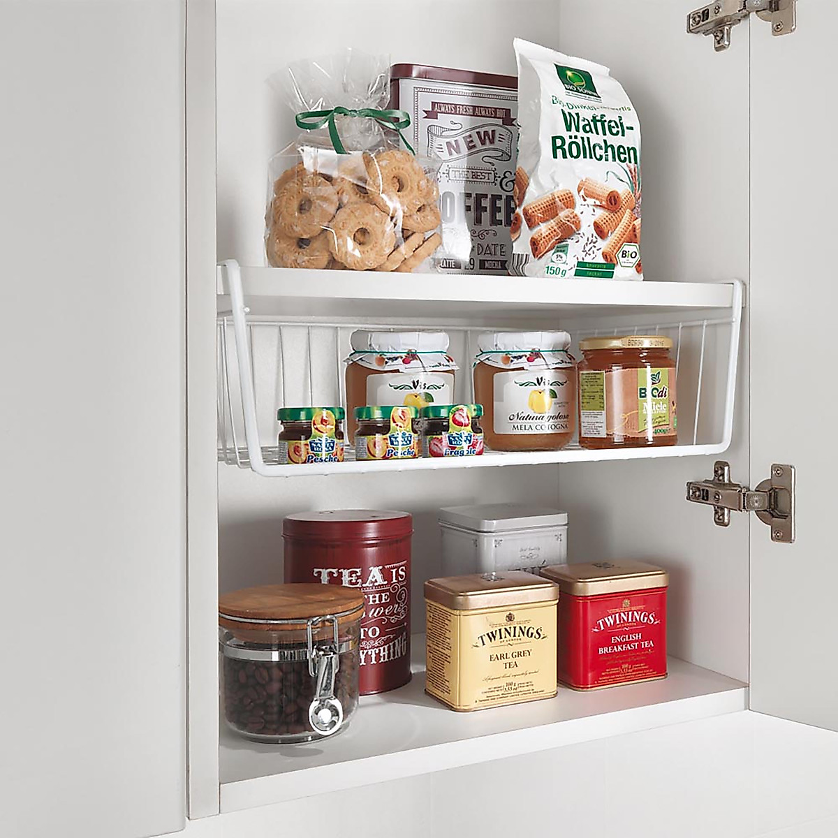 Metaltex 'Babatex' Hanging Under Shelf Storage Basket, 40 cm