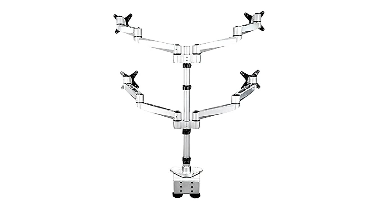 StarTech Quad Monitor Arm - Ergonomic 4 Display Mount