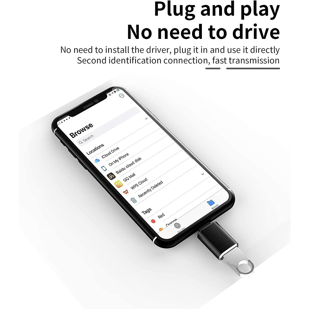 (Apple MFi Certified)Lightning Male to USB3.0 Female Adapter OTG Cable,2 Pack Portable USB Camera Adapter OTG Data Sync Cable for iPhone13/12/11/Xr/X/XS/8/7/Card Reader/Flash Drive/Mouse/MIDI Keyboard