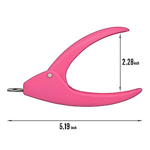 Dr.nail Acrylic Nail Clippers,Nail Clippers for Acrylic Nails,Adjustable Fake Nail Cutter Nail Tip Trimmer for Artificial Nail Art Manicure Tools Clip Tool