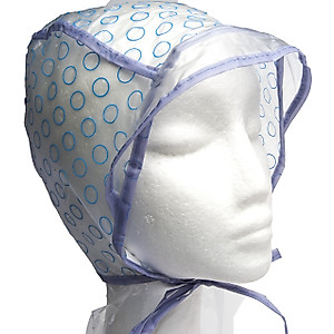 Diane Extend-A-Cap Salon Hair Caps with Metal Hook for Highlights Clear Extra Large D729, 12 Count (Pack of 1)