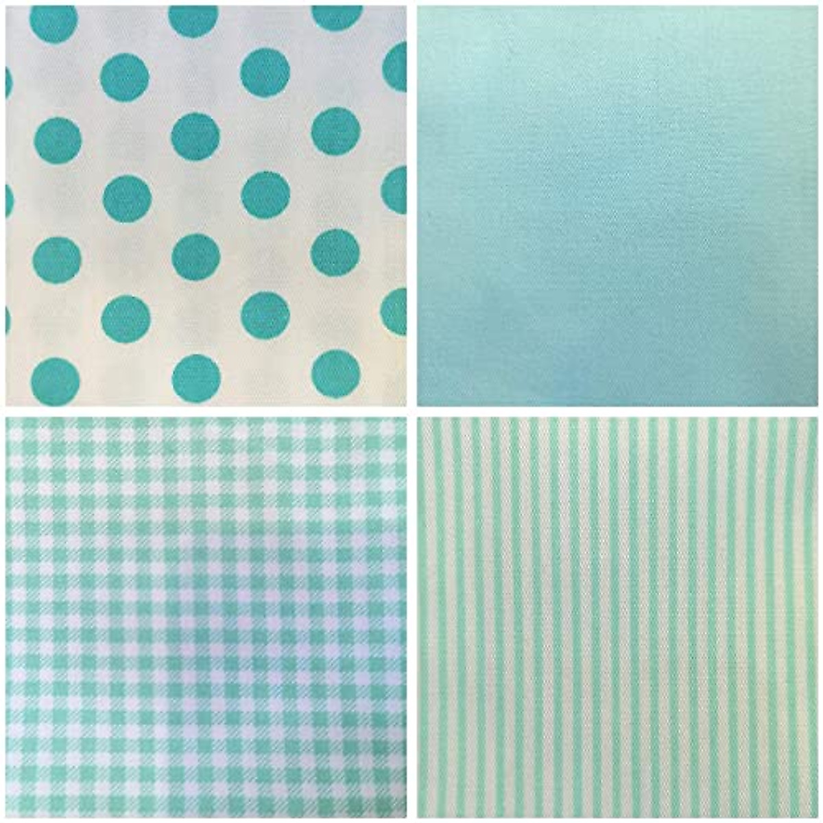 Mililanyo 8pcs 18 x 22inches (46x56cm) Cotton Fabric Green Pattern Pre-Cut Quilt Squares Fat Quarters Fabric Bundles for Sewing and Quilting