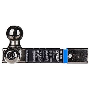 Reese Towpower 7039800 Triple Ball Mount, Black Nickel, Versatile and Universal