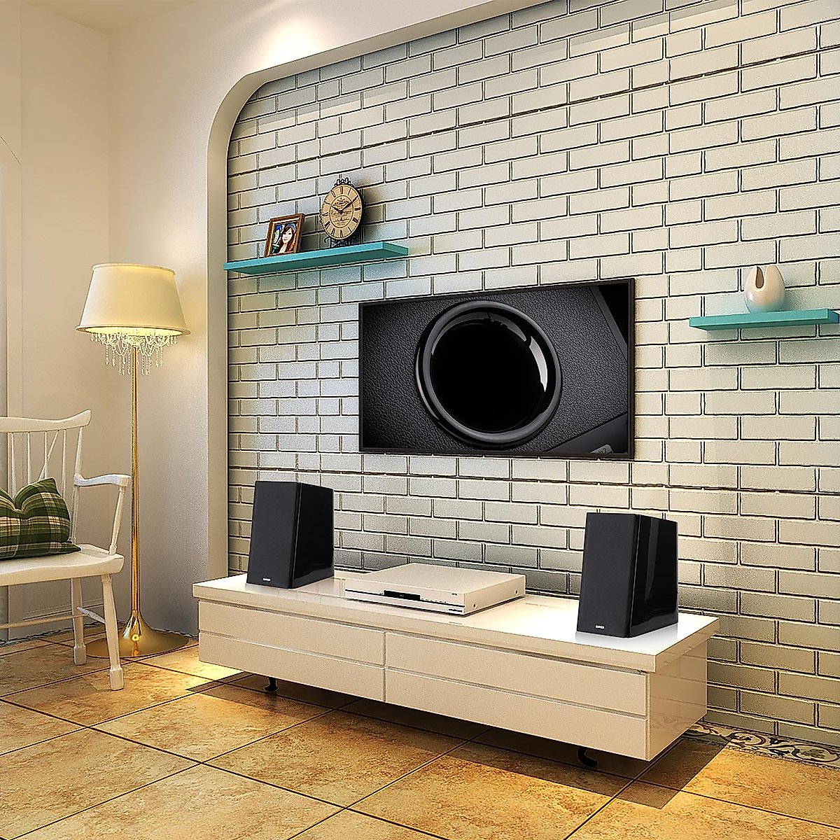 Edifier R2000DB Active Bluetooth Bookshelf Speakers - Optical Input - 2.0 Wireless Near-Field Studio Monitor Speaker - 120 Watts RMS with 5″ Large Woofer – Black