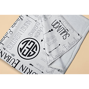 Personalized Blankets for Baby Son with Name, Personalized Name Blanket for Baby, Kids, Girls, boy. Custom Blanket from Baby Name. Great Gift for Birthday, Christmas, Thanksgiving, Newborn Baby