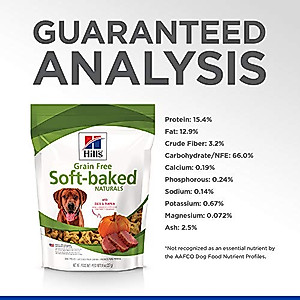 Hill's Grain Free Dog Treats, Soft-Baked Naturals with Duck & Pumpkin, Healthy Dog Snacks, 8 oz. Bag