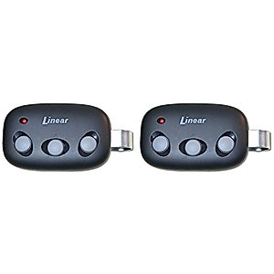 Linear Megacode MCT-3 3-Channel Visor Transmitter Lot of 2