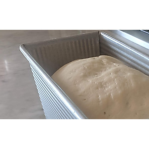 USA Pan Bakeware Pullman Loaf Pan, Large, Silver