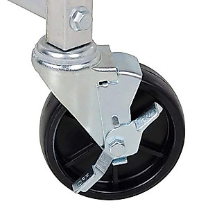 New 1Dealz 36527 Commercial-Grade Aluminum 20-Tier Sheet Pan/Bun Pan Rack, 26" L x 20" W x 69" H with Brake Wheels