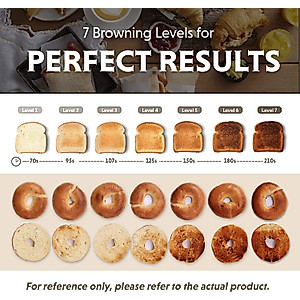 BUYDEEM DT620 2-Slice Toaster, Extra Wide Slots, Retro Stainless Steel with High Lift Lever, Bagel and Muffin Function, Removal Crumb Tray, 7-Shade Settings,Mellow Yellow